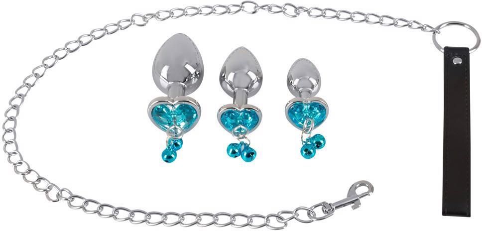 Butt Plug Set With A Leash - Ceneo.pl