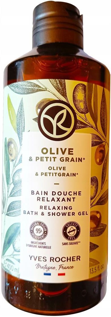 Yves Rocher Bain De Nature Olive & Petit Grain Relaksujący Żel Pod Prysznic 400 ml - Opinie i ...