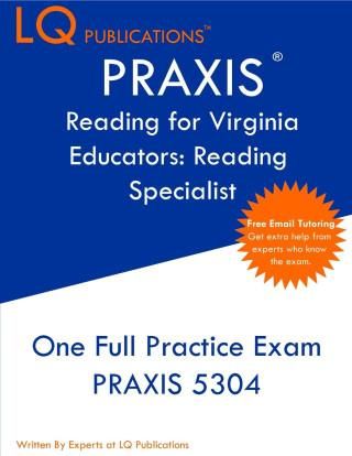 PRAXIS Reading for Virginia Educators Reading Specialist: One Full ...