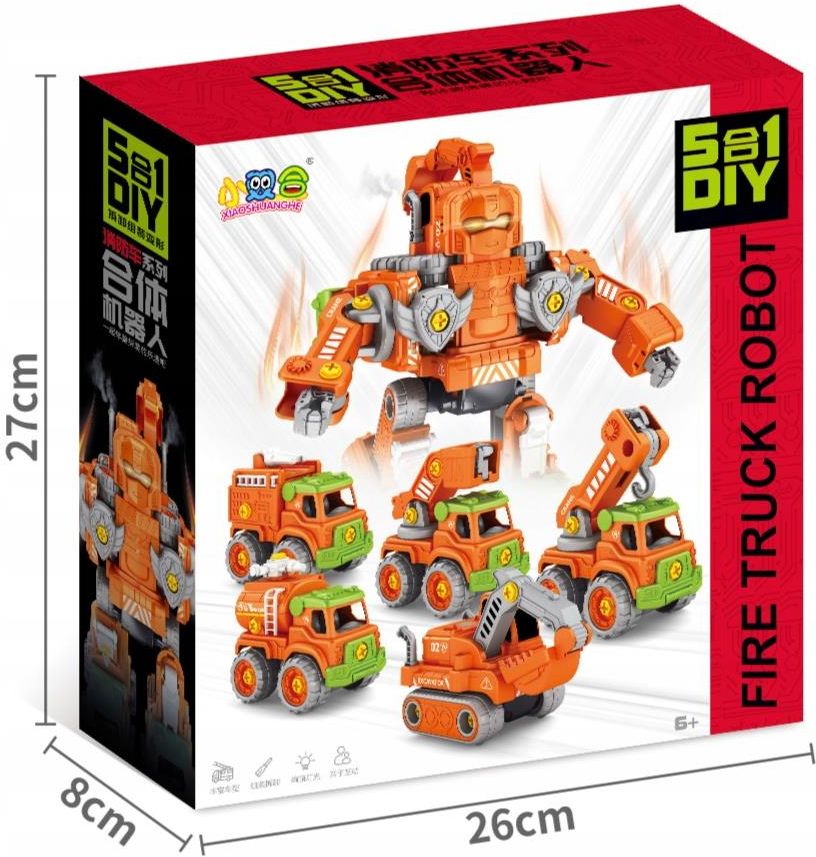 Zabawka Owl-Tech Auto Robot Do Skręcania 5W1 Led Transformer Xxl - Ceny ...