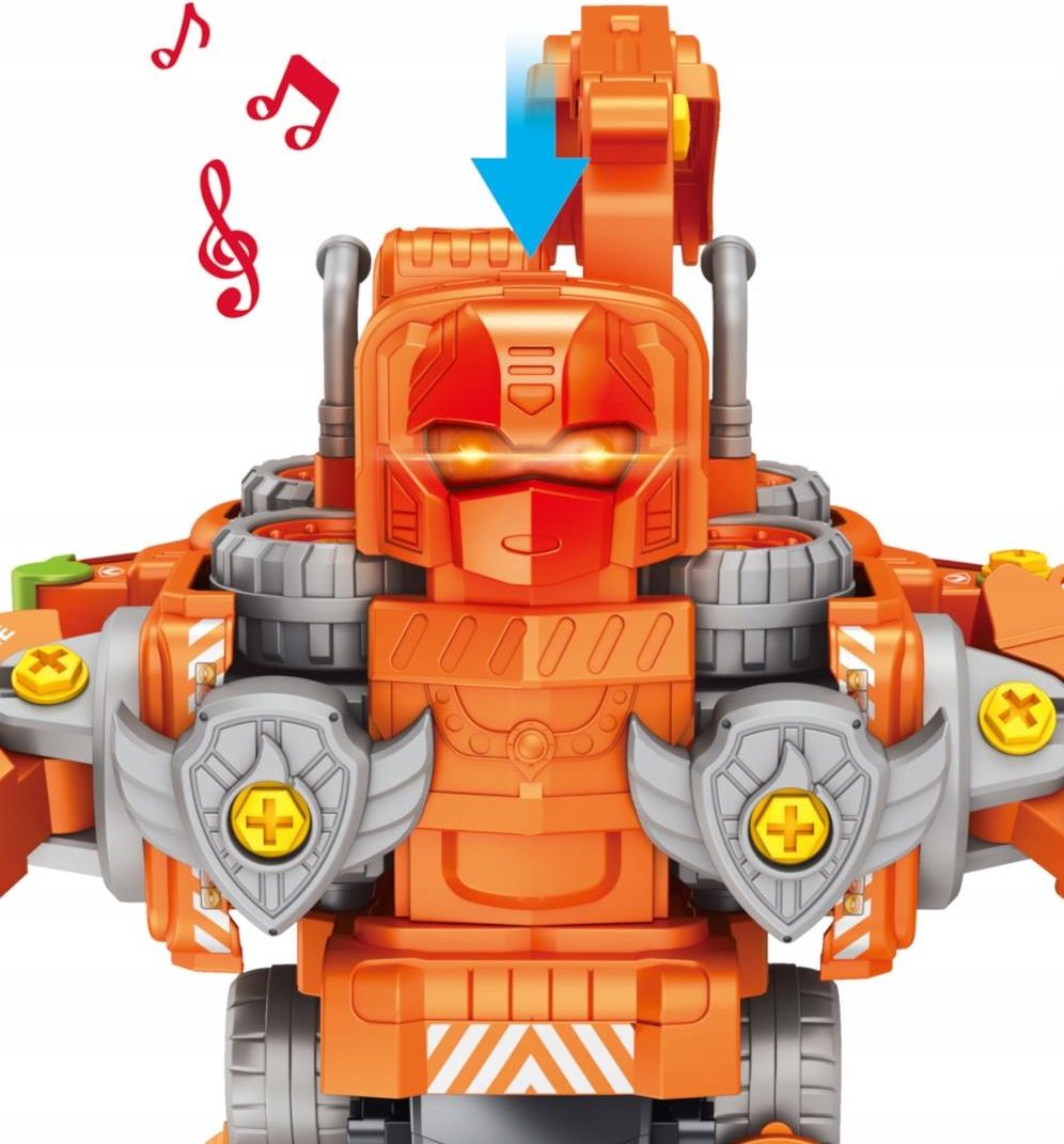 Zabawka Owl-Tech Auto Robot Do Skręcania 5W1 Led Transformer Xxl - Ceny ...