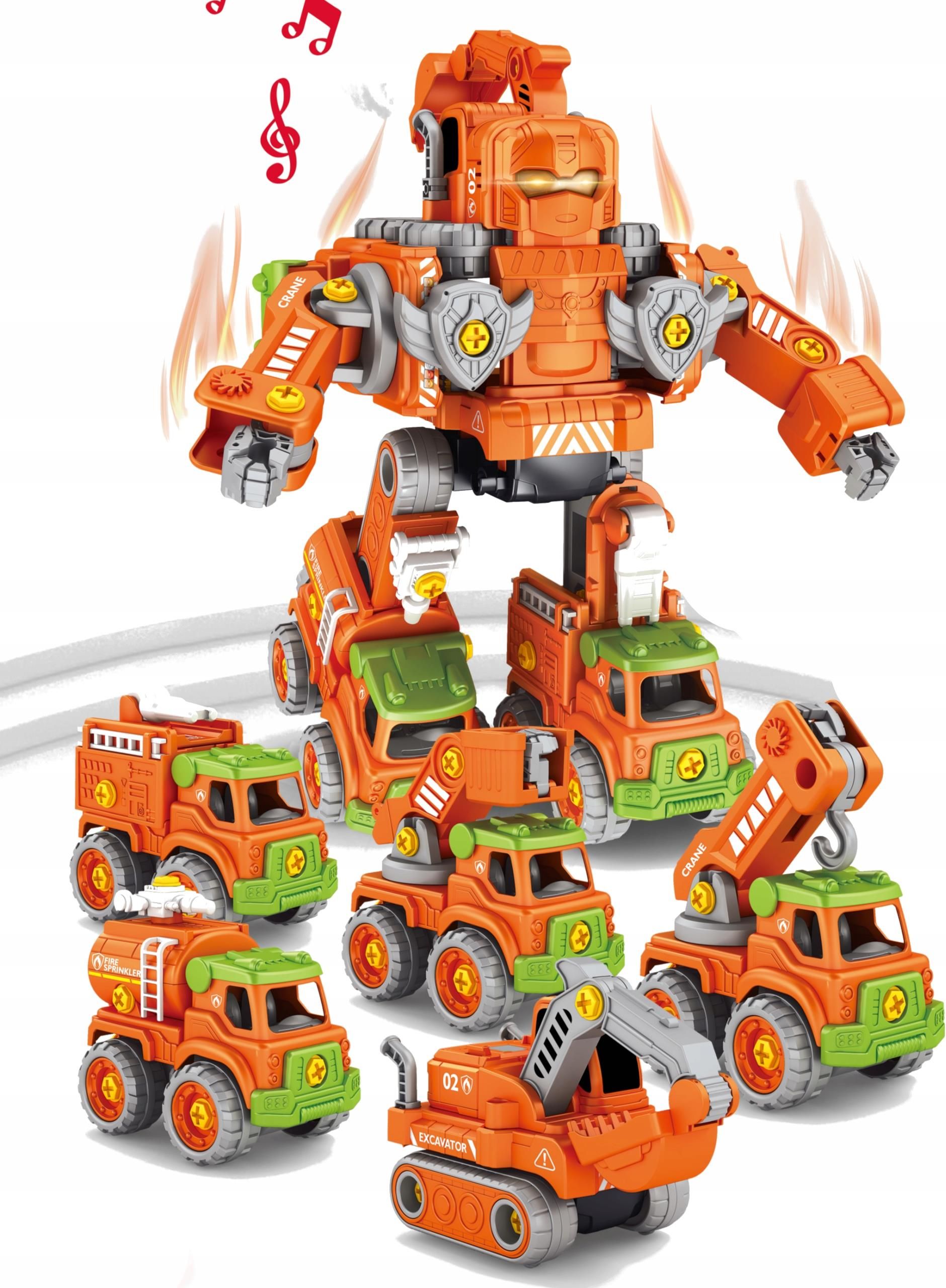 Zabawka Owl-Tech Auto Robot Do Skręcania 5W1 Led Transformer Xxl - Ceny ...