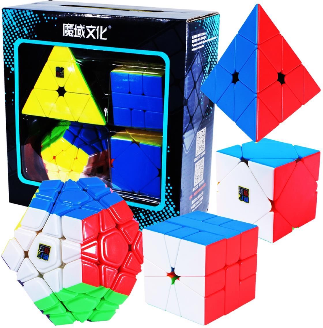 MoYu Zestaw Kostek Rubika Pyraminx + Megaminx + Skewb + Square1 - Ceny ...