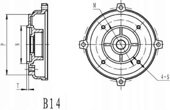 Kramp Kołnierz Silnika 90-B14 K Em990B14Flakr - Opinie i ceny na Ceneo.pl