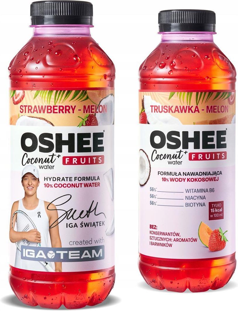 Oshee Vitamin Water Napój Niegazowany O Smaku Wody Kokosowej Truskawka ...