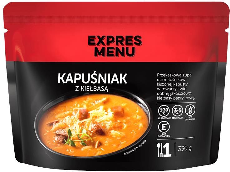 Expres Menu Kapuśniak Z Kiełbasą 330g - Ceny i opinie - Ceneo.pl