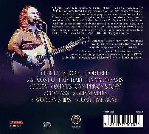 Płyta kompaktowa David Crosby - Dallas 1987 (CD) - Ceny i opinie - Ceneo.pl
