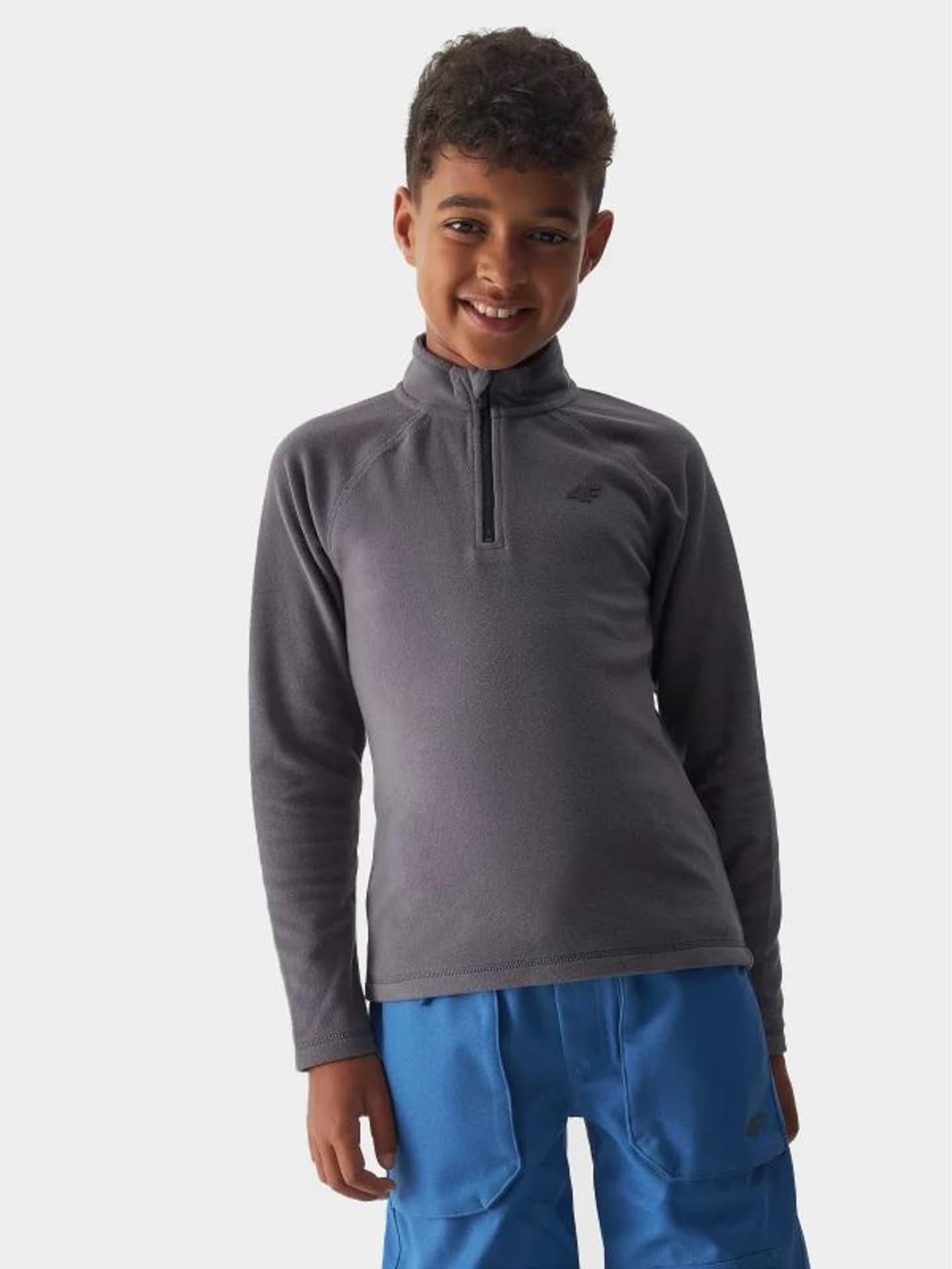 Bluza 4F Jr 4FJAW23UFLEM019 (kolor Szary/Srebrny) - Ceny i opinie ...