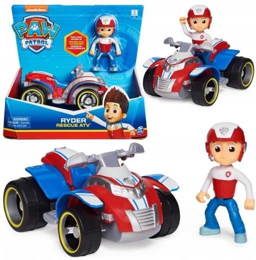Nickelodeon Psi Patrol Pojazd Atv Quad Rider Figurka - Ceny i opinie ...