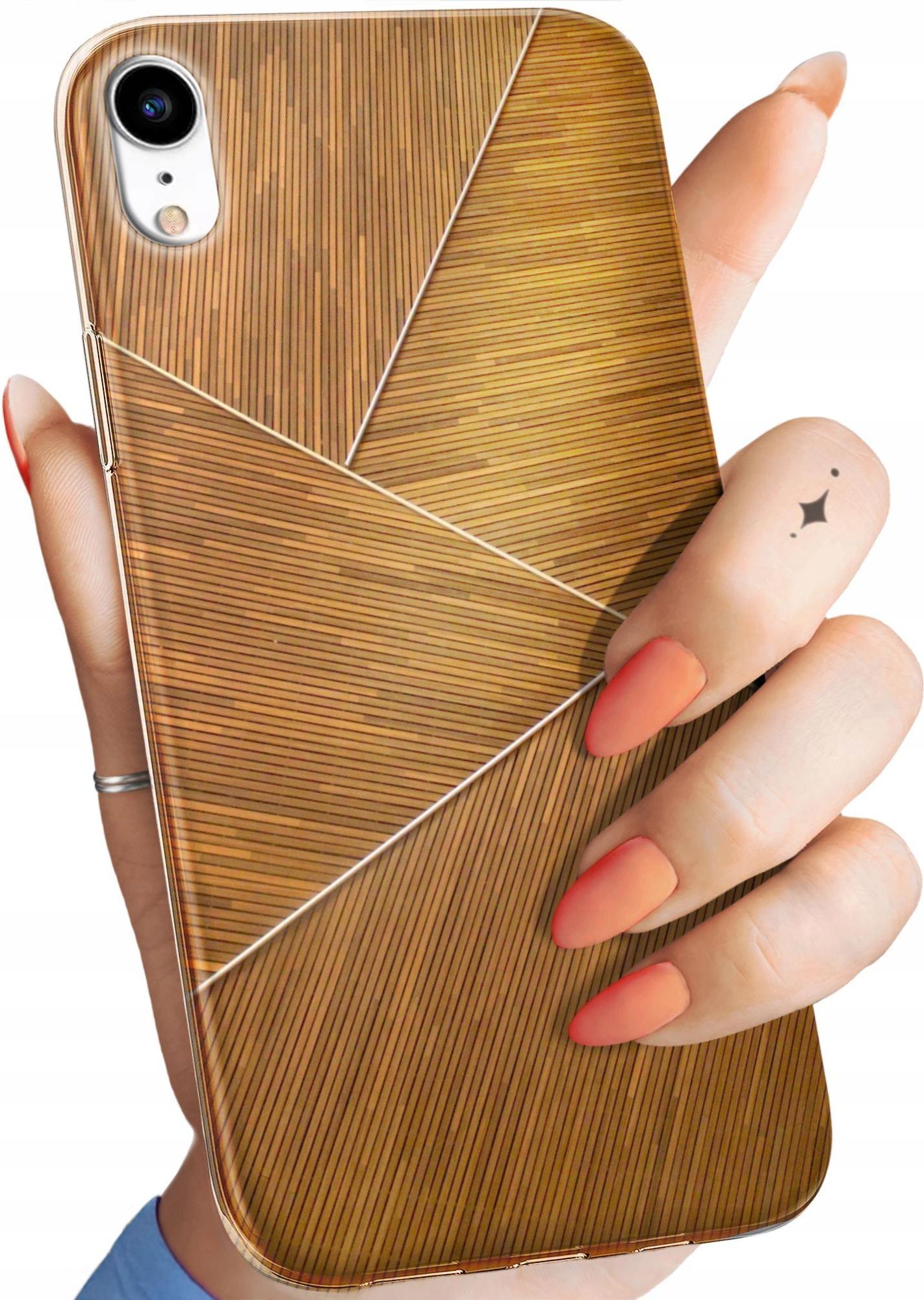 Hello Case Etui Do Iphone Xr Brązowe Drewniane Brown - Etui na telefon ...