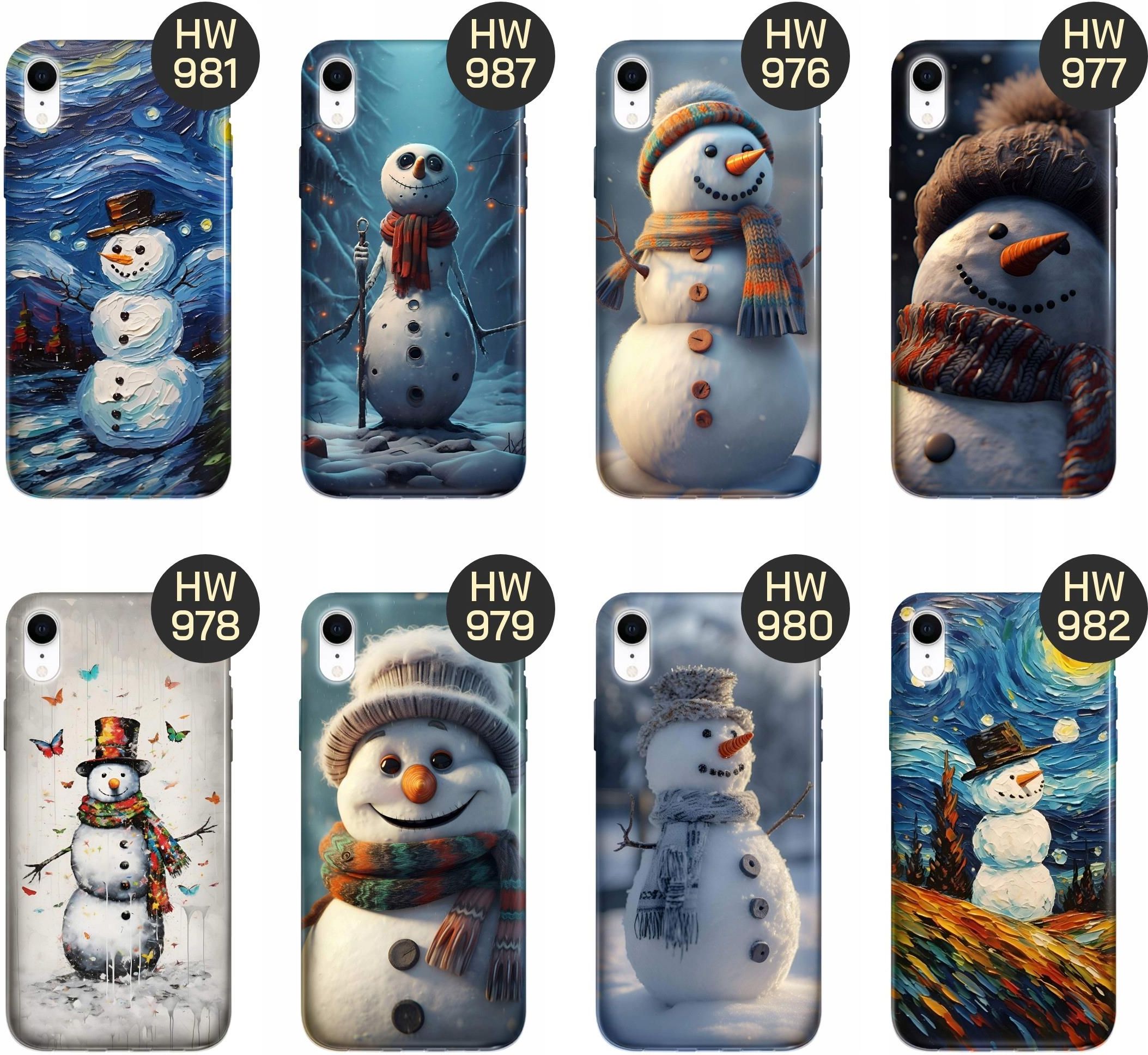 Hello Case Etui Do Iphone Xr Bałwan Zima Śnieg Obudowa - Etui na ...