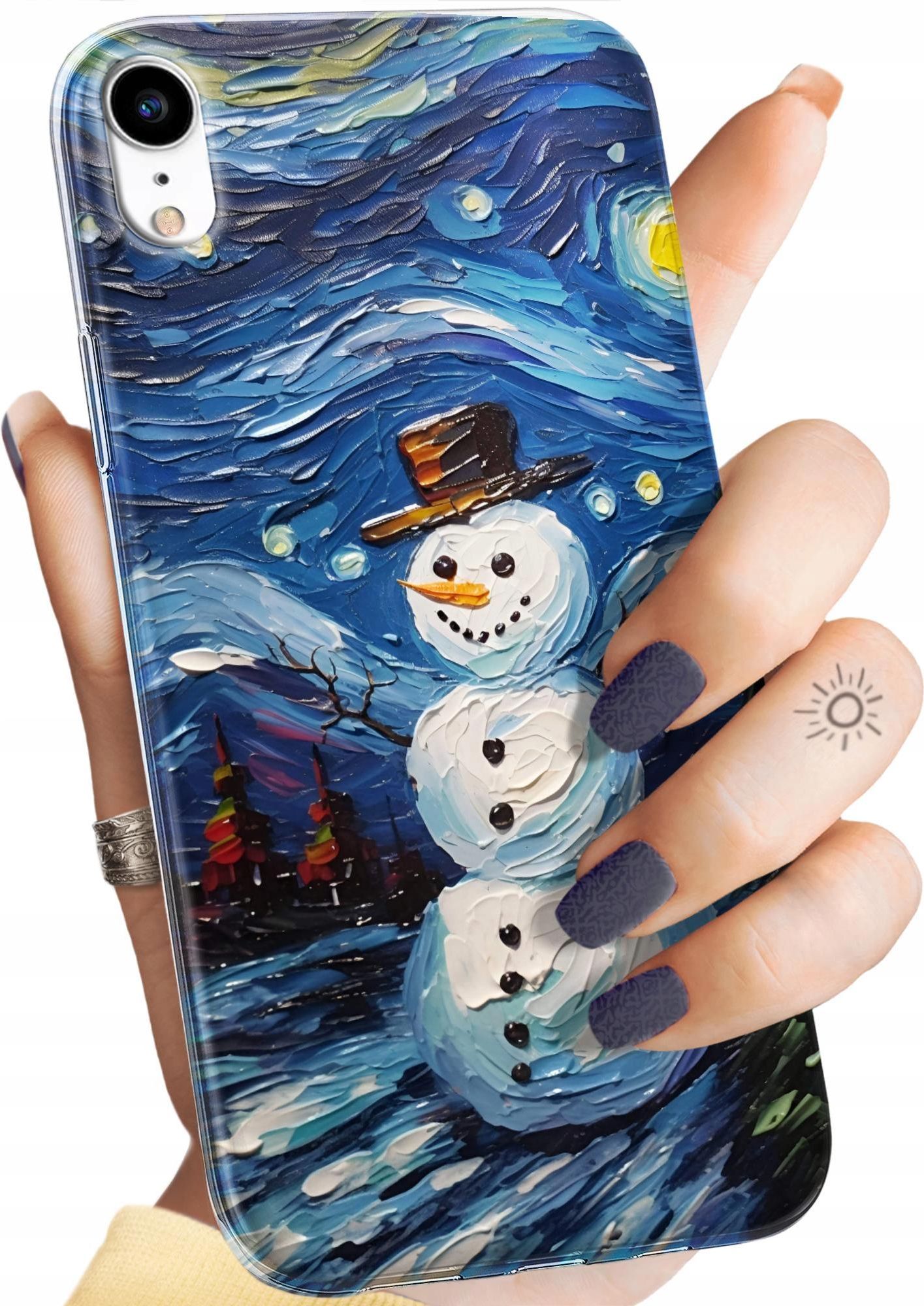 Hello Case Etui Do Iphone Xr Bałwan Zima Śnieg Obudowa - Etui na ...