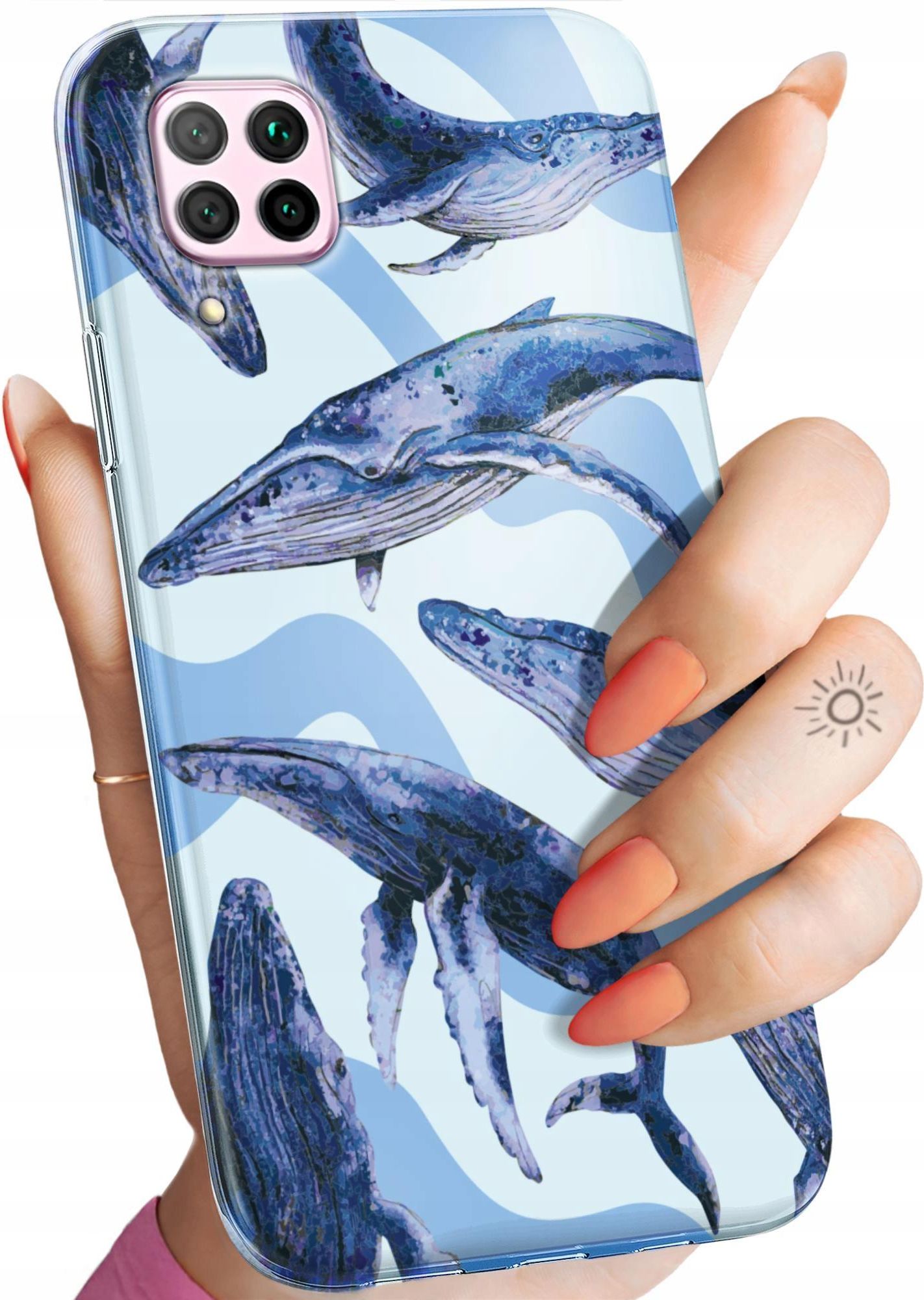 Hello Case Etui Do Huawei P40 Lite Morze Fale Woda Aqua - Etui na ...