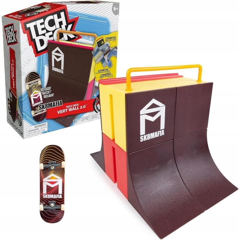 SPIN MASTER TECH DECK FINGERBOARD DESKOROLKA ZESTAW VERT WALL Z RAMPĄ 6 ...