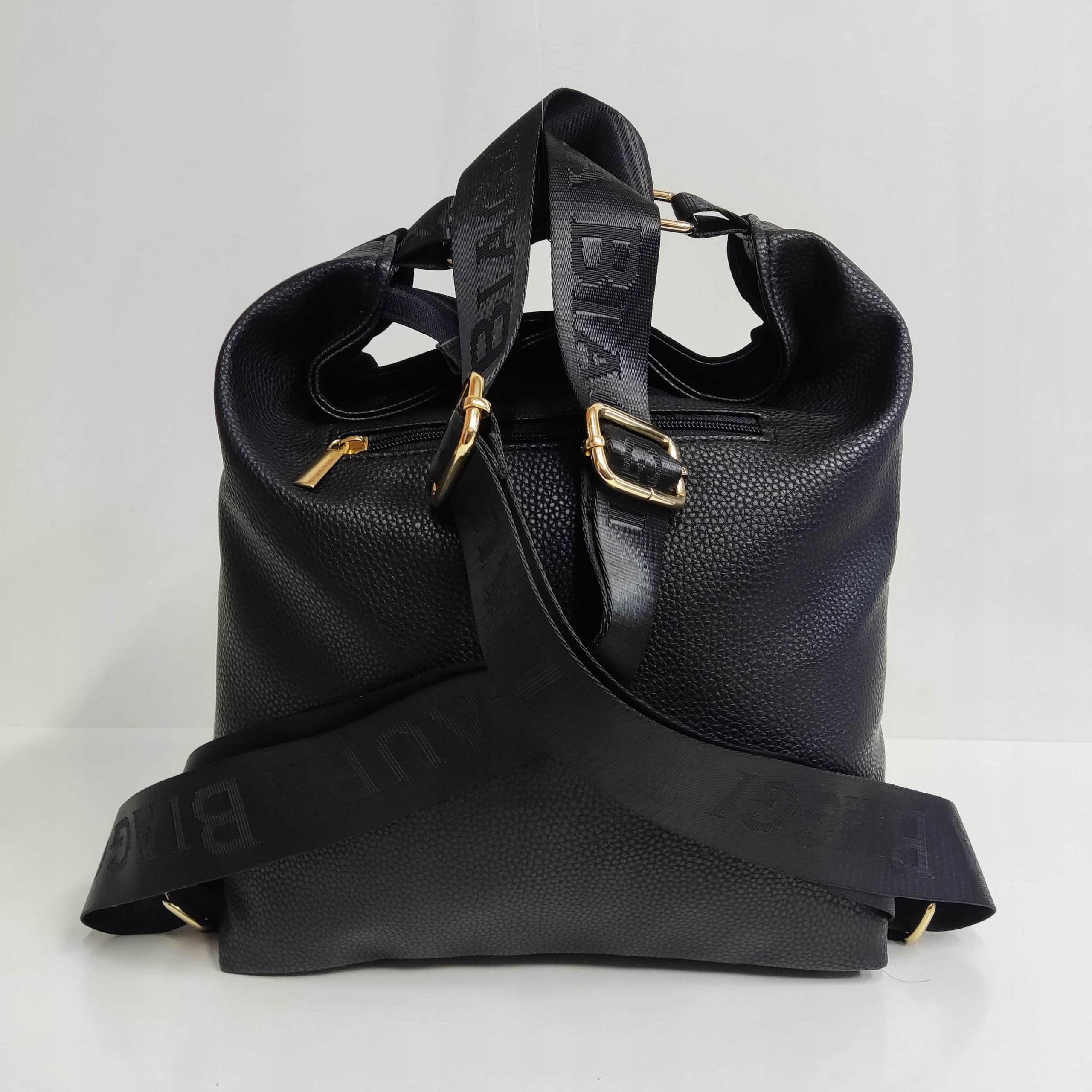 Plecak torebka Laura Biaggi Torba na ramię czarna pikowana zamsz - Ceny i opinie - Ceneo.pl