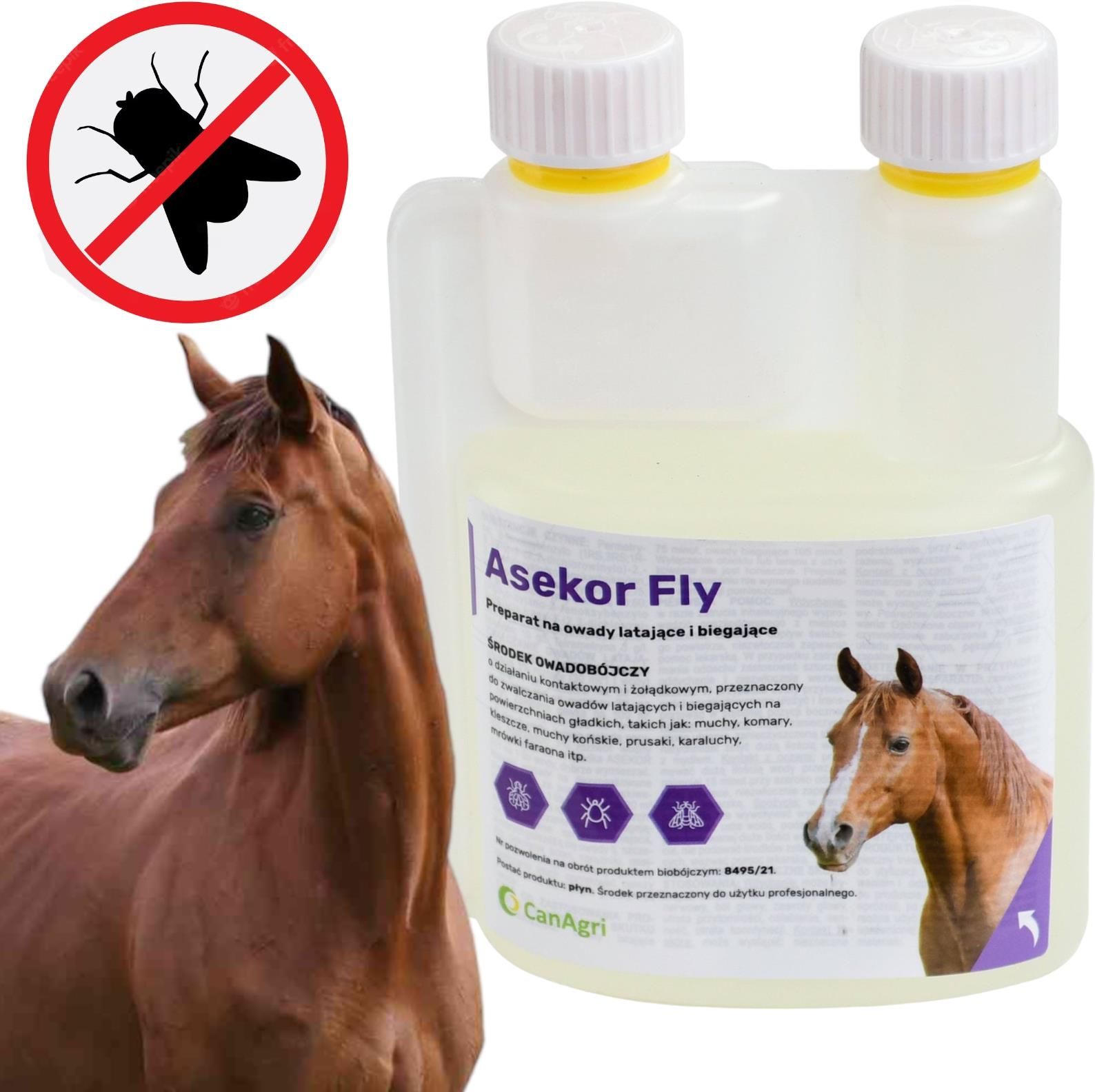 Do hodowli zwierząt Kerbl Asekor Fly Preparat Na Owady Latające I Biegające Dla Koni Bezbarwny ...