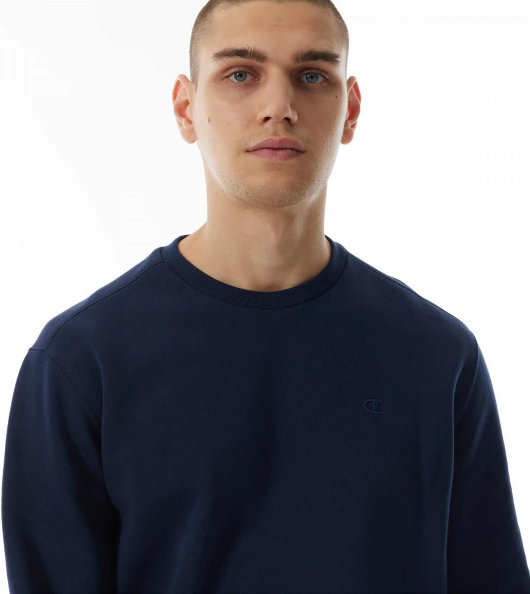 Męska bluza dresowa nierozpinana bez kaptura Champion Crewneck Hooded ...