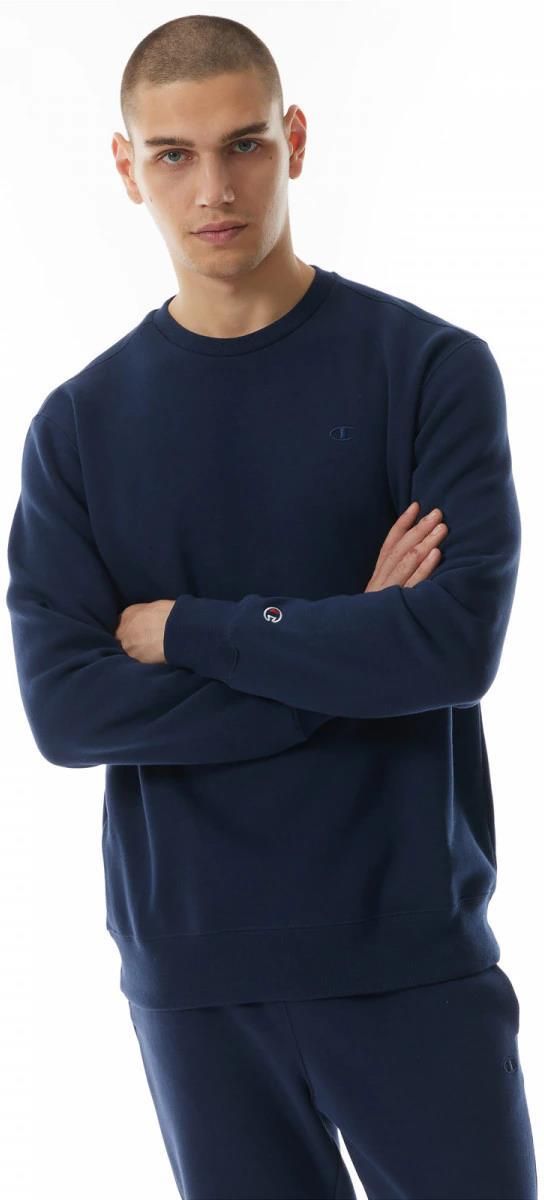 Męska bluza dresowa nierozpinana bez kaptura Champion Crewneck Hooded ...