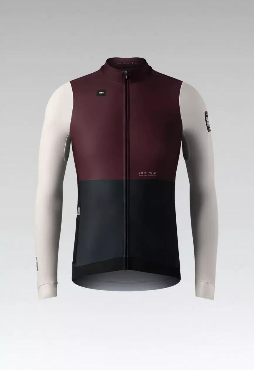 Gobik Zimowa Koszulka Kolarska Z Długim Rękawem Hyder Antracyt/Ivory ...