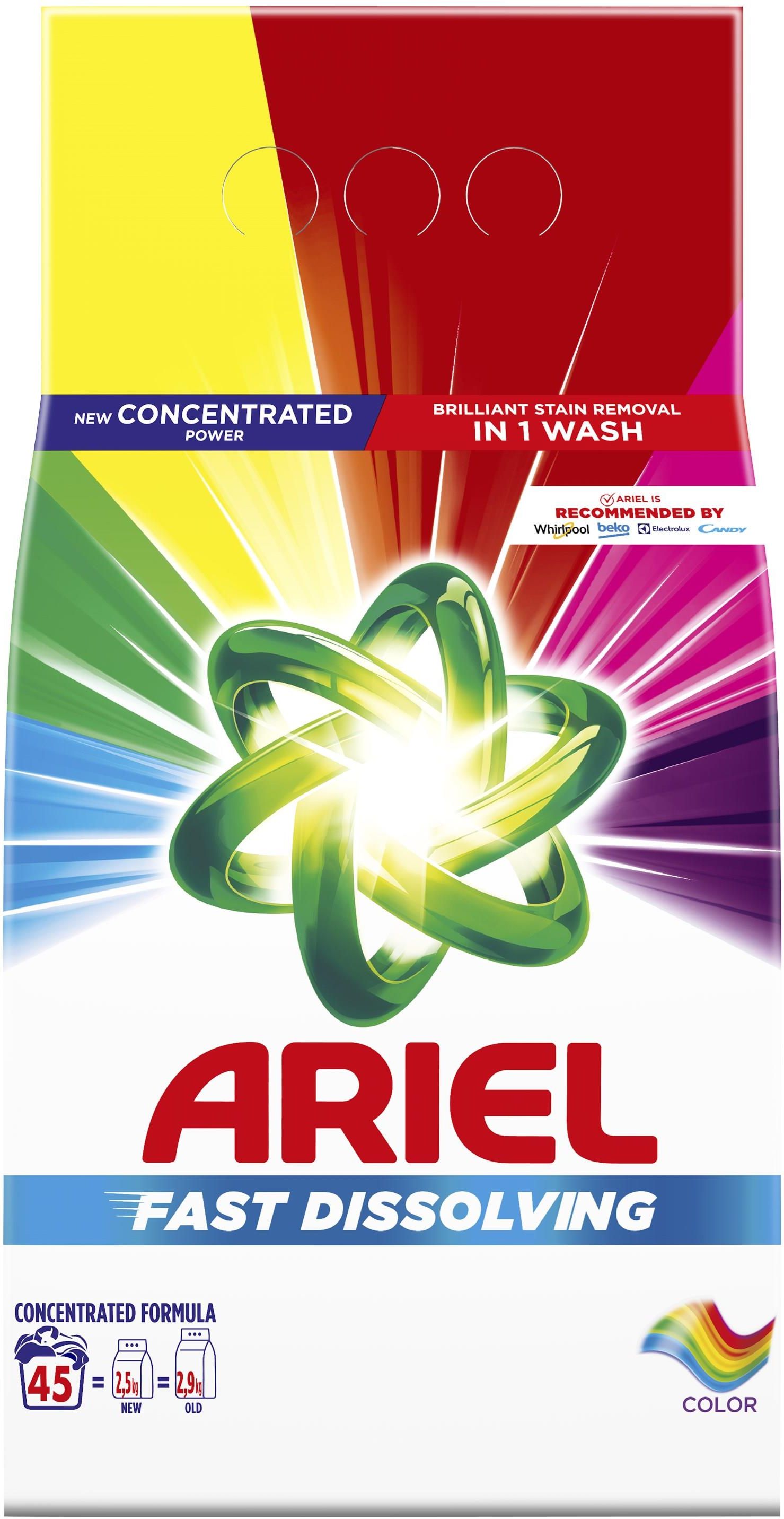 Ariel Color Proszek do prania 2.475kg 45 prań - Ceny i opinie - Ceneo.pl