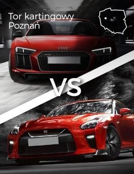 Audi R8 vs Nissan GTR - Tor Poznań karting - Ceny i opinie - Ceneo.pl