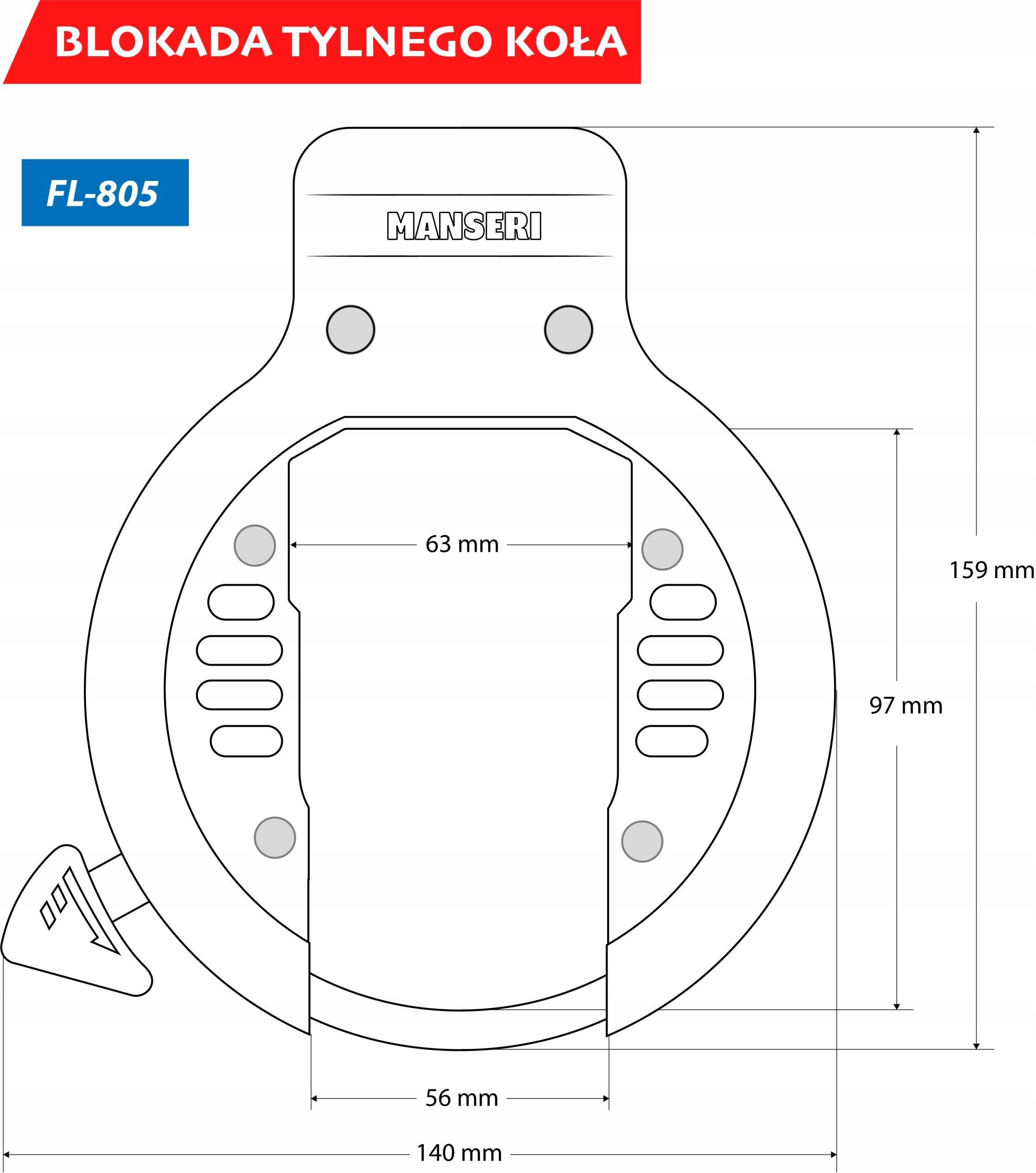 Blokada Tylnego Koła Roweru Zapięcie Podkowa - Ceny i opinie - Ceneo.pl