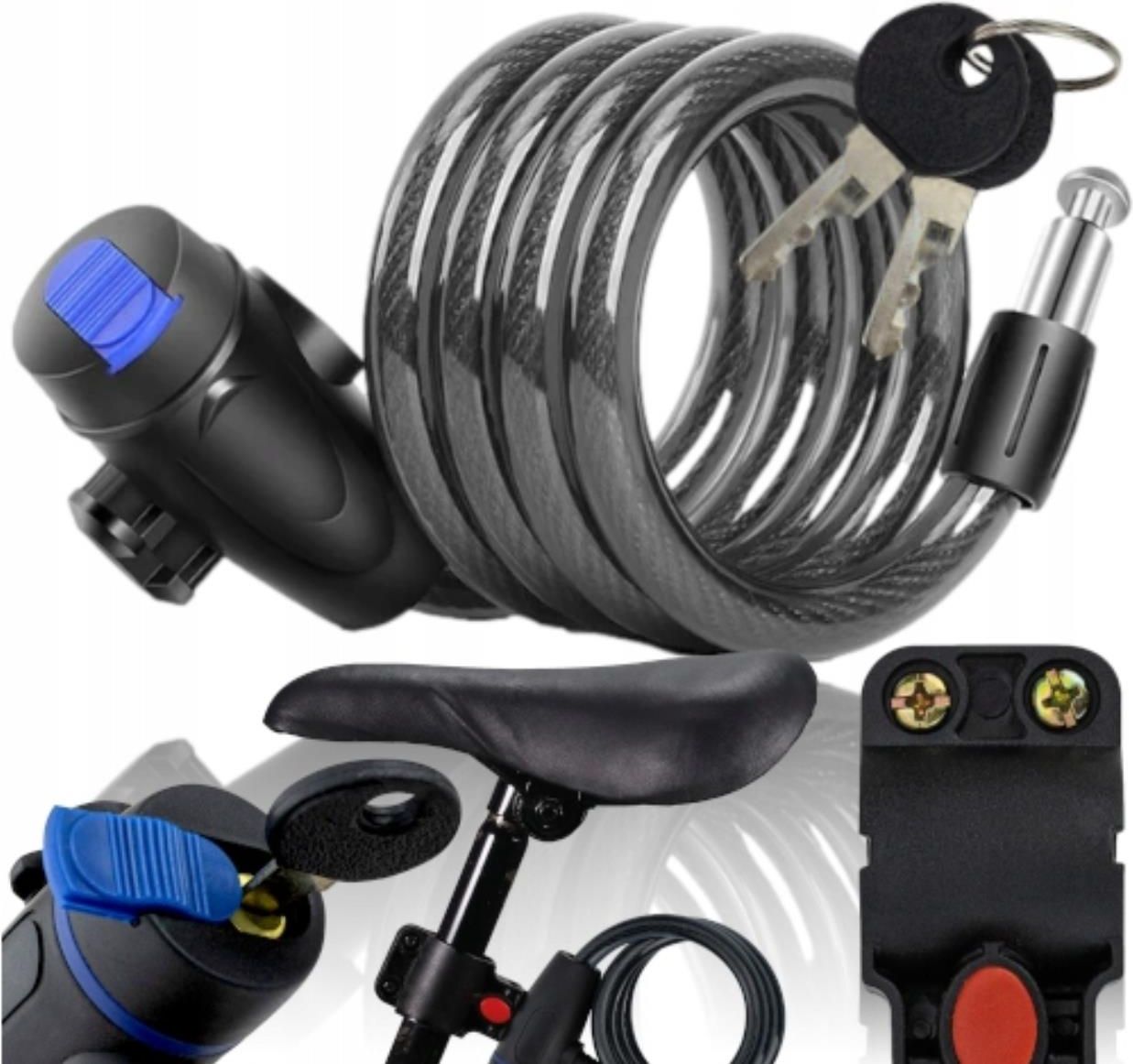 Blokada Rowerowa Zapięcie Do Roweru Linka Mocna - Ceny i opinie - Ceneo.pl