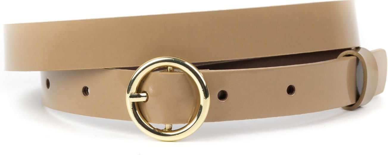 Buty Olivier Pasek skórzany damski do spodni beżowy 3.20 760471 - Ceny ...