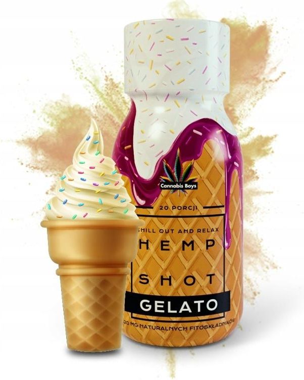 Hemp Shot Gelato Lody 420Mg Fs 100Ml - Opinie i ceny na Ceneo.pl