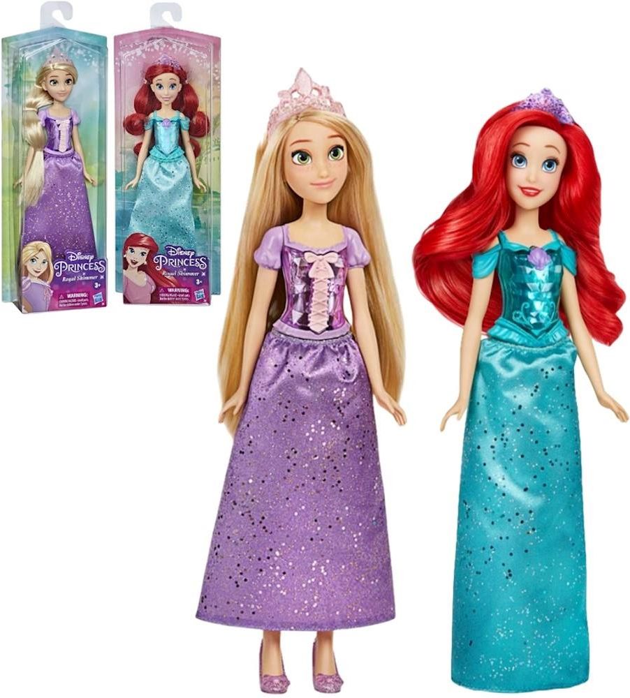 Lalka Hasbro Księżniczki Disneya Zestaw Arielka + Roszpunka F0895 ...