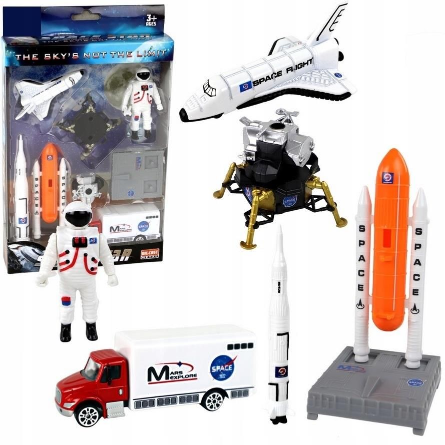 Qulki Kosmiczny Zestaw Kosmos Figurki Pojazdy Kosmiczne Rakieta - Ceny i opinie - Ceneo.pl