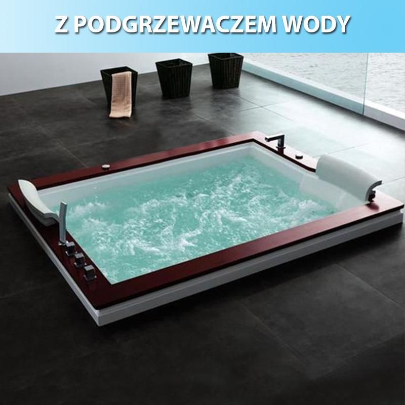 Wanna z hydromasażem Hydro San Diablo 666 180x150 DIABLO666180x150 ...