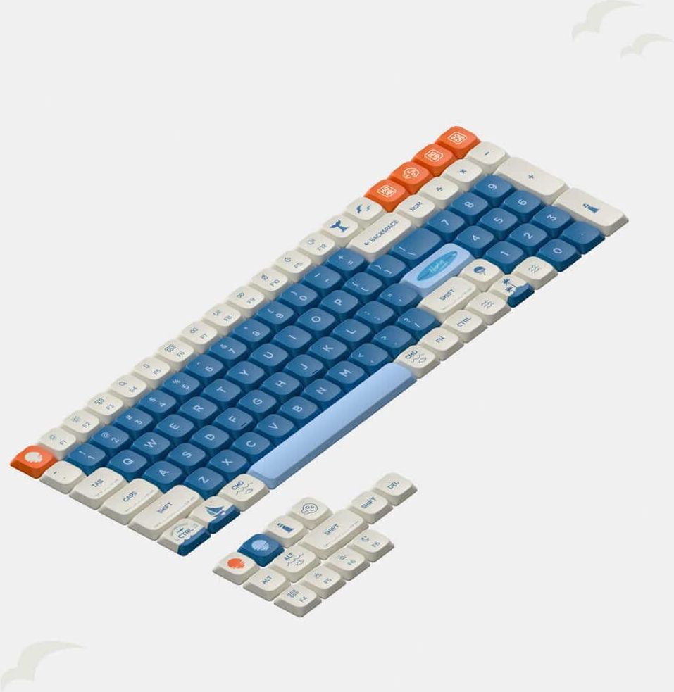 Nuphy Air75 Coast Pbt Keycaps Nasadki Do Klawiatury Niskoprofilowej ...