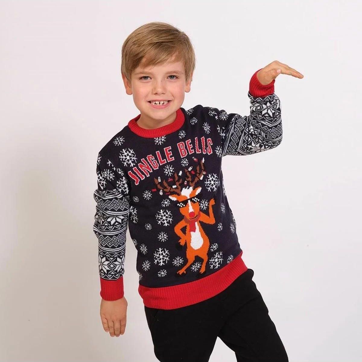Jule-Sweaters - Jingle Bells Christmas Sweater - Child - 13-14y - Ceny ...