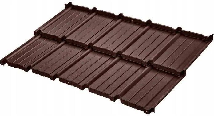 Budmat Blachodachówka Como D-Mat 8017 Brązowy 2022 - Pokrycia dachowe ...