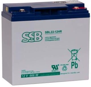 Ssb Akumulator Sbl 22-12Hr 12V 22Ah SBL2212HR - Opinie i ceny na Ceneo.pl