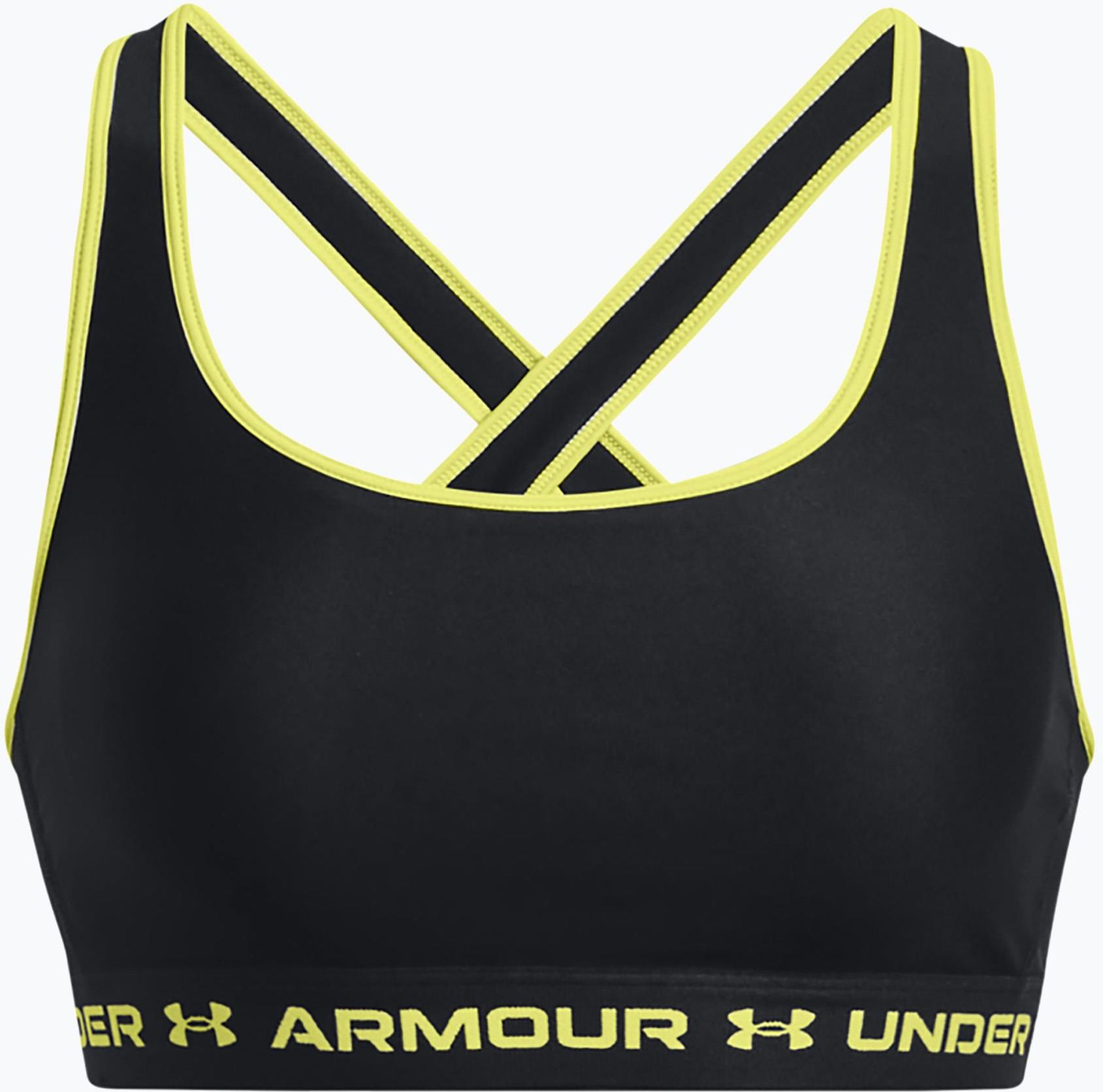 Under Armour Biustonosz Crossback Mid Black Lime Yellow - Ceny i opinie ...