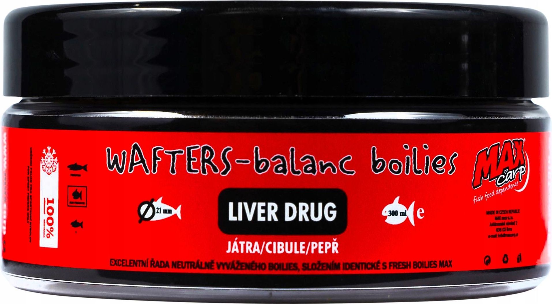 Przynęta Kulki Wafters Max Carp Liver Drug 21 Mm - Ceny i opinie - Ceneo.pl