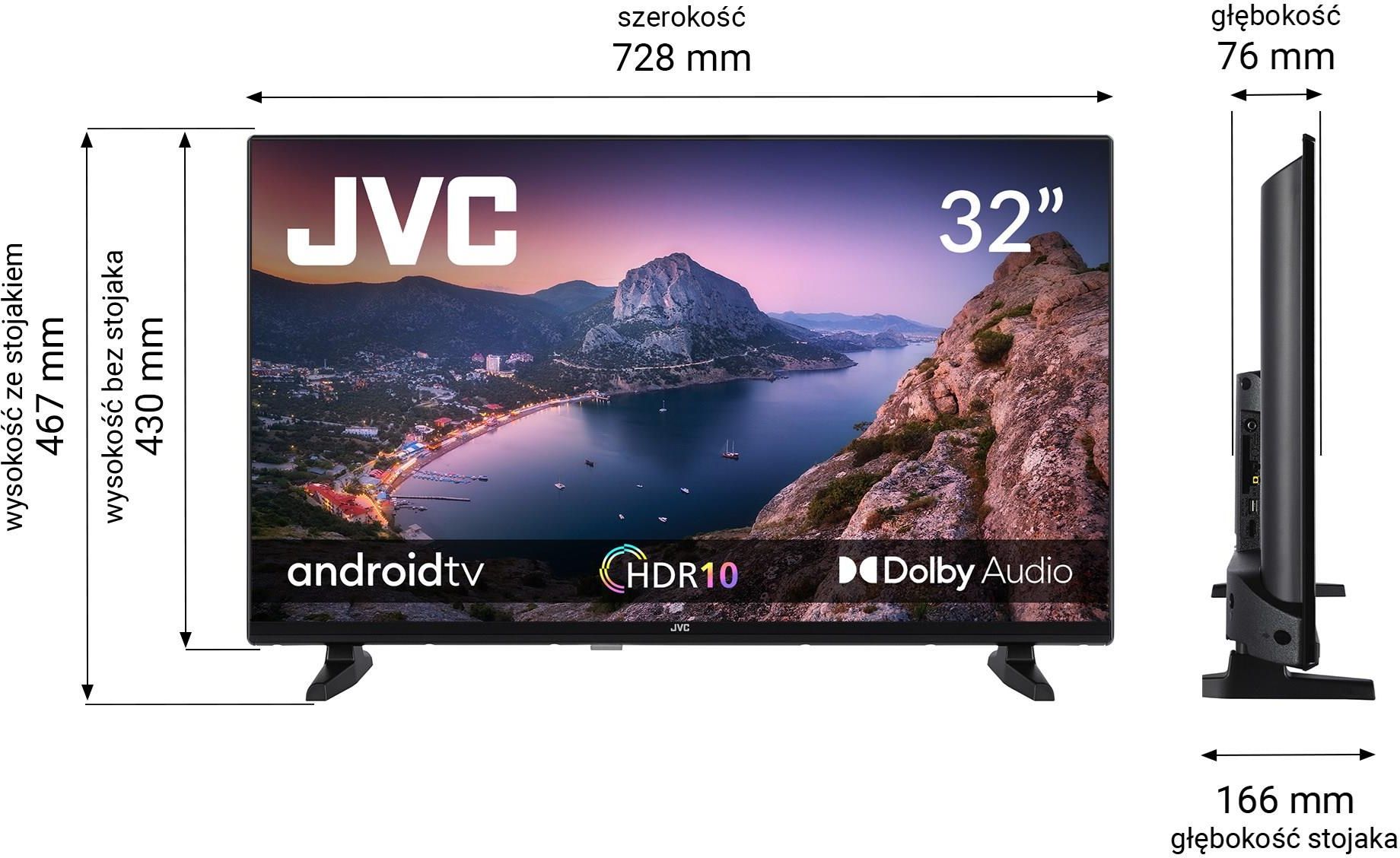 Telewizor LED JVC LT-32VAH3300 32 cale HD Ready 32 cale - Opinie i ceny na Ceneo.pl