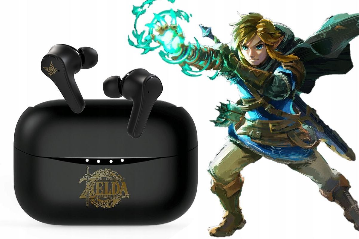 Słuchawki Otl Technologies Earbuds Zelda Tears Of The Kingdom Czarne ...