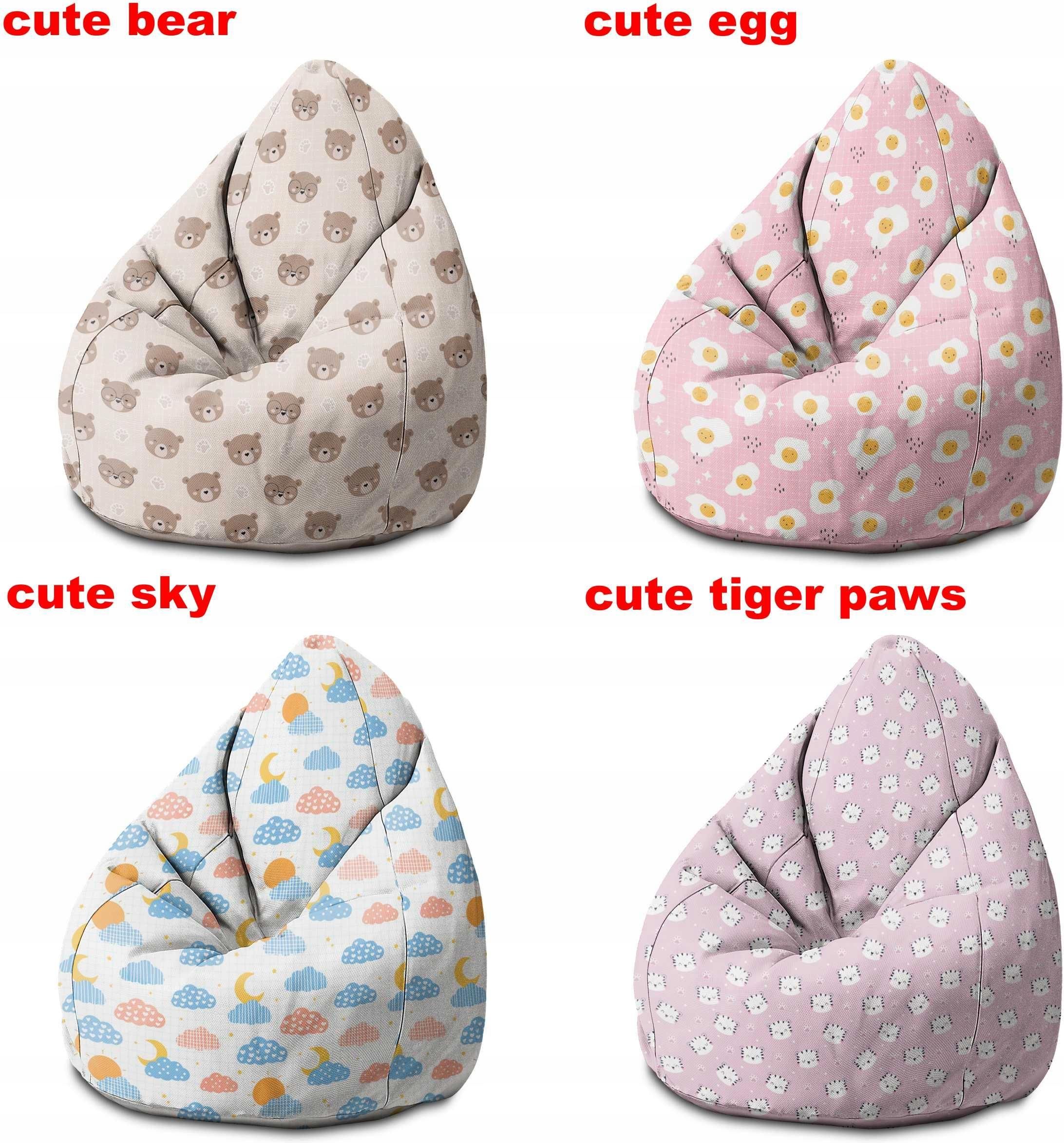 Pufa W Dinozaury Do Pokoju Dziecięcego Dla Chłopca Worek Sako Xxl ...