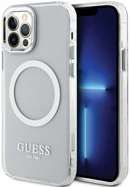 Guess Etui Metal Outline Do Apple Iphone 12 Pro Srebrny - Etui na ...