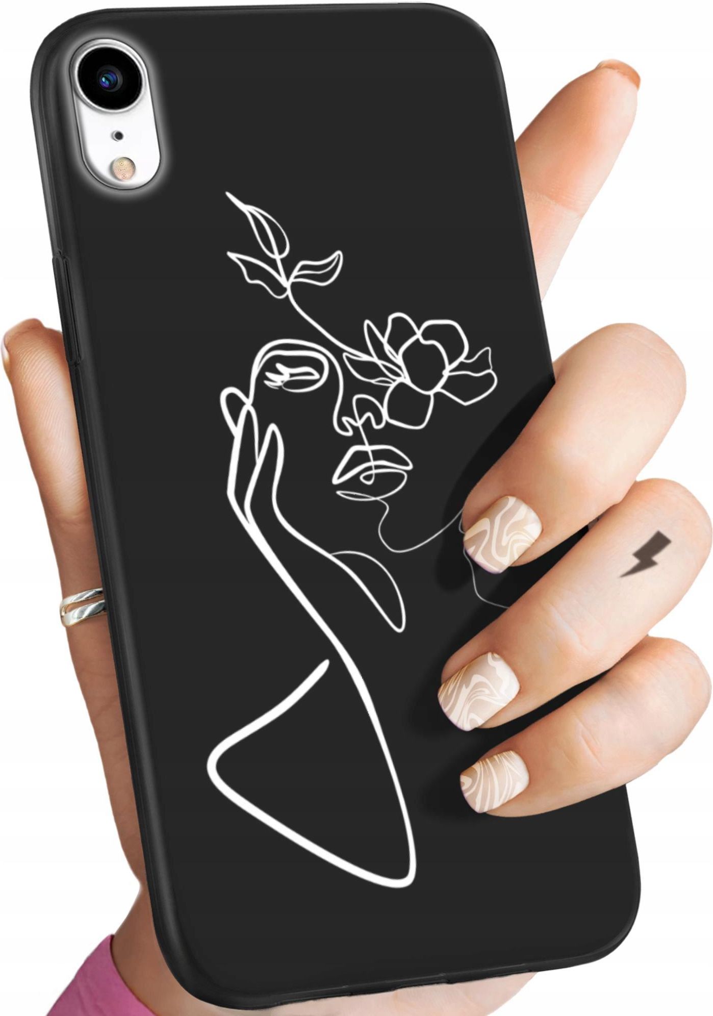 Hello Case Etui Matowe Do Iphone Xr Line Art Kreska - Etui na telefon ...