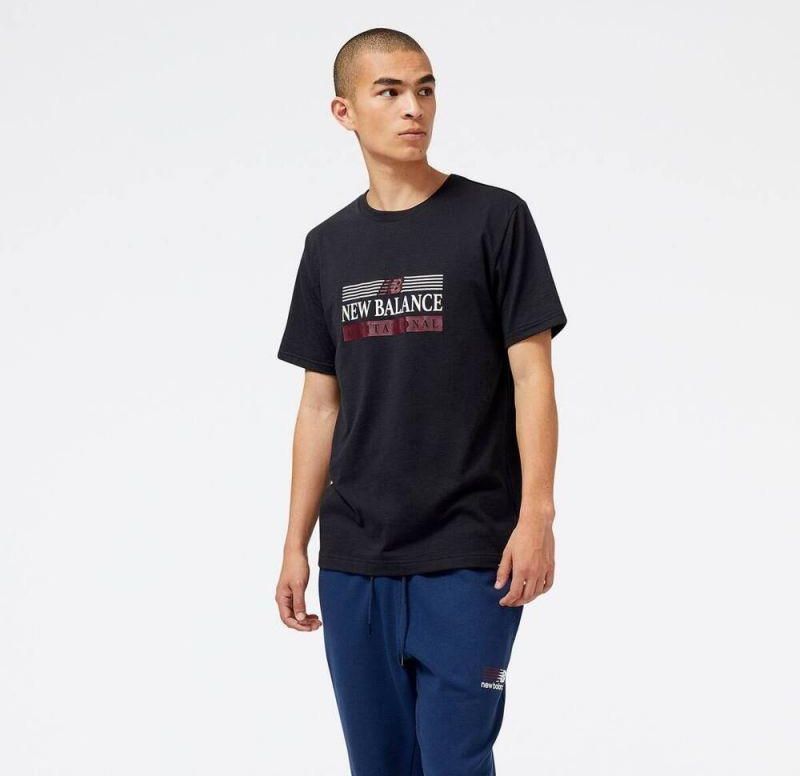 Koszulka New Balance Sport Core Cotton Jersey S BK M MT31906BK ...