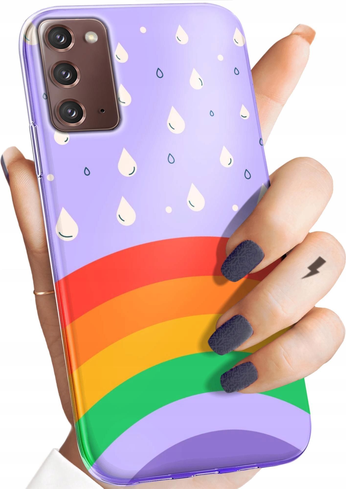 Hello Case Etui Do Samsung Galaxy Note 20 Tęcza Rainbow - Etui na ...