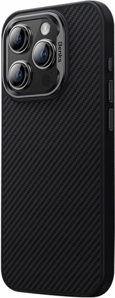 Benks Etui Carbon Kevlar Case Do Iphone 15 Obudowa Magsafe Aramid Fiber