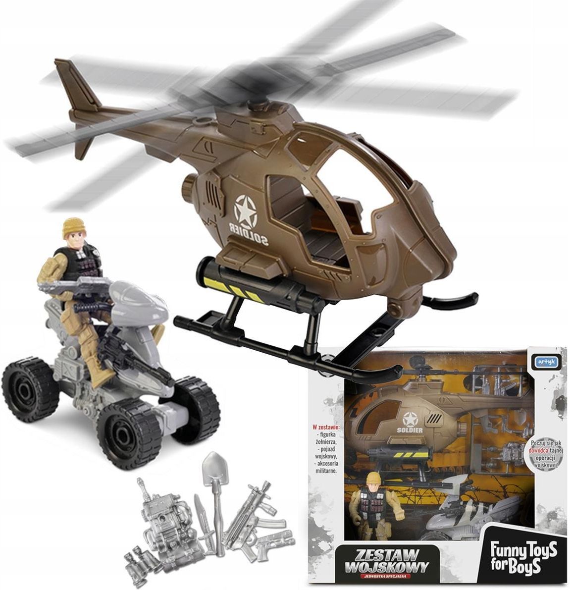 Artyk Zestaw Wojskowy Toys For Boys 580068 - Ceny i opinie - Ceneo.pl