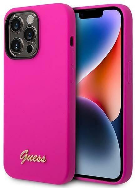 Guess Guhcp14Lslsmf Iphone 14 Pro 6 1 Fuksja Fuschia Hard Case Silicone ...