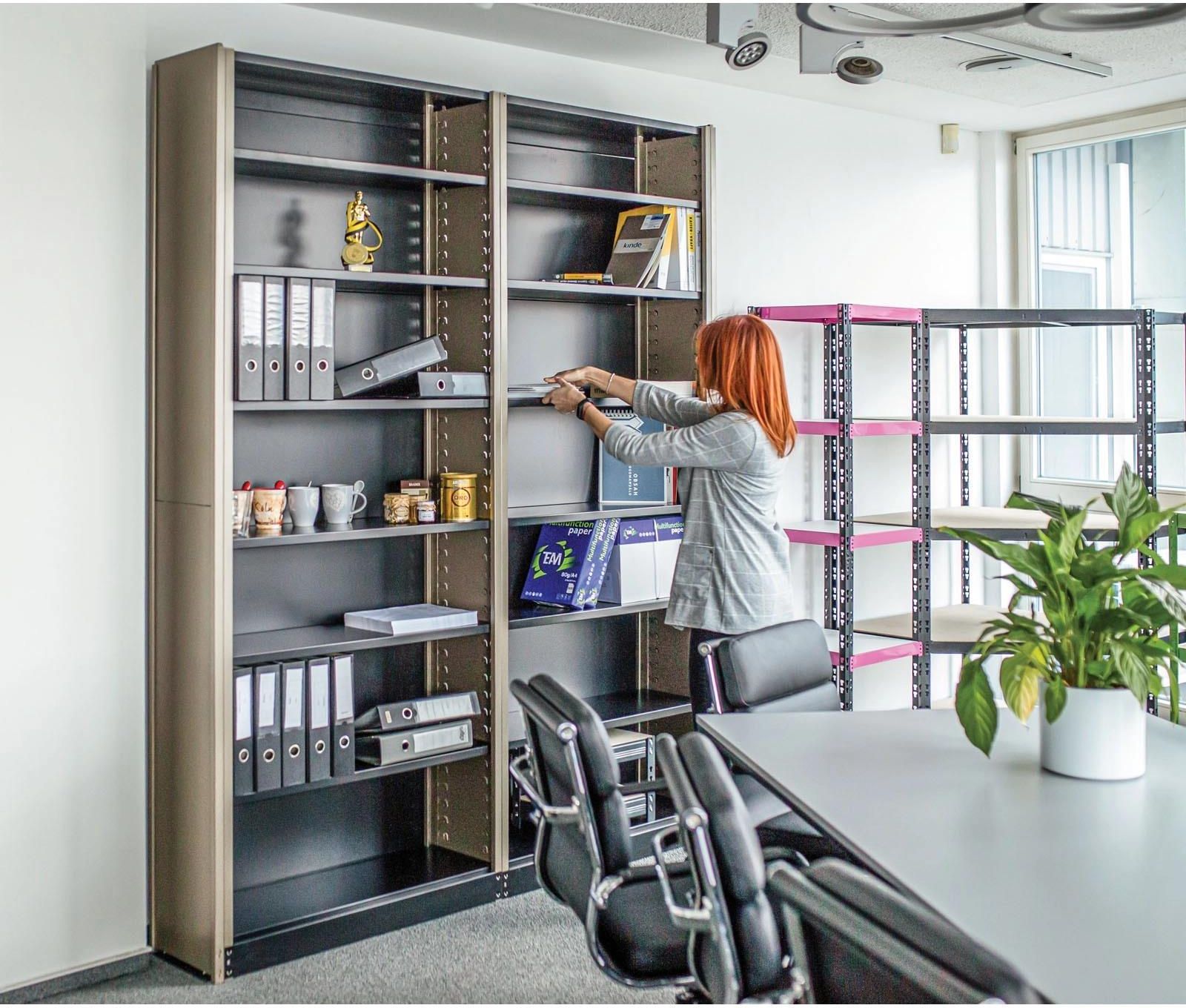 Regał magazynowy Metalowy Regał Z Tylną Ścianą, 2100 X 1000 X 300 Mm ...