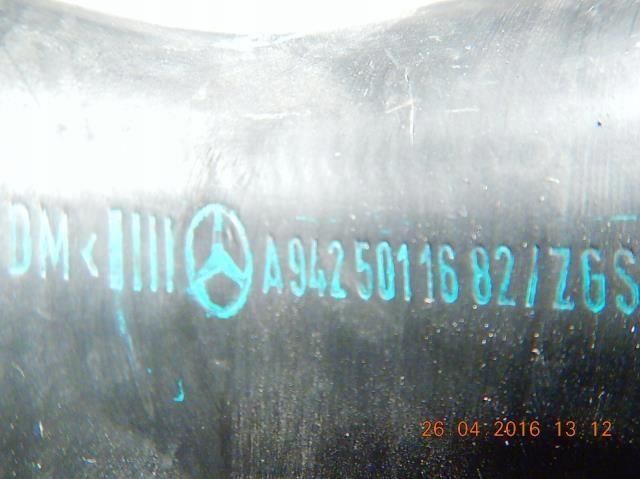 MercedesBenz Wąż Rura Wody Mercedes Actros Nowy Aso A9425011682 ...